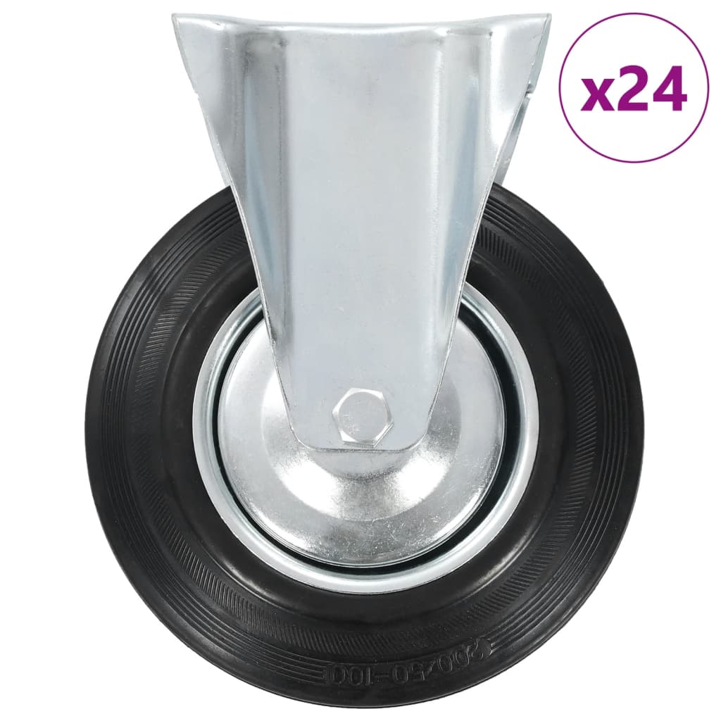 24 pcs Roulettes fixes 200 mm | Leroy Merlin