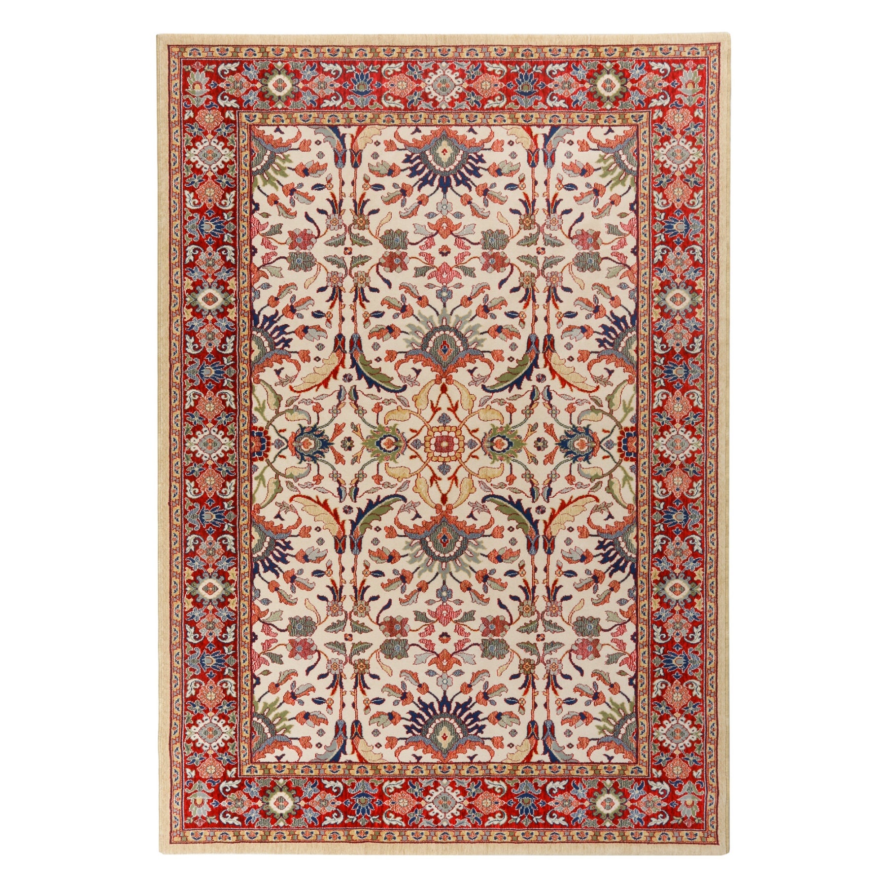 Tapis classique fait de laine vierge pure GASTEIZ 01 BEIGE 140x200cm ...