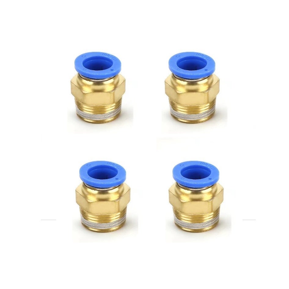 4 piezas Conector rápido de aire Conectores neumáticos Conectores ...