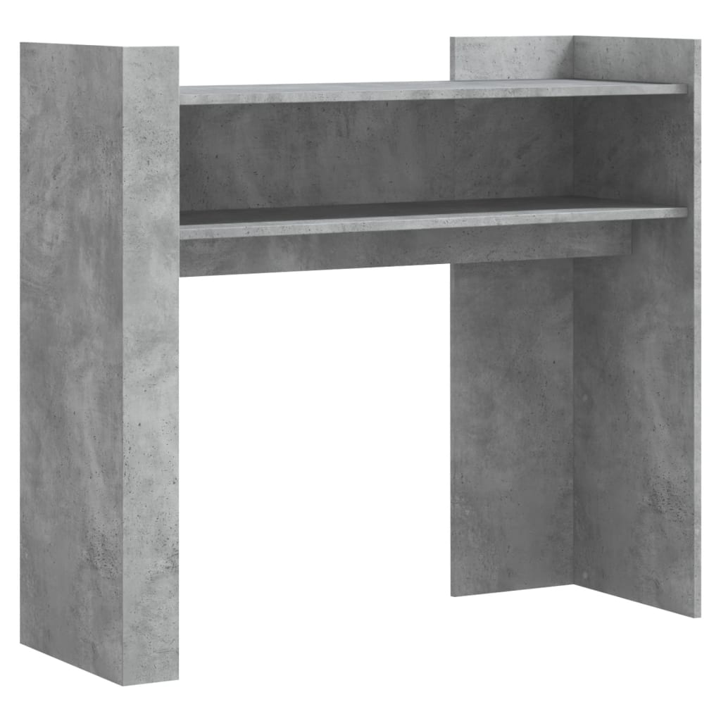 Console en bois composite gris béton 100x35x90 cm | Leroy Merlin