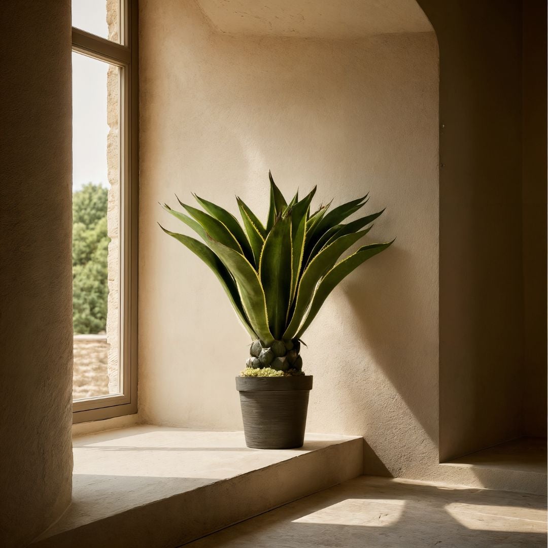 Planta artificial agave mini 98 cm nortene | Leroy Merlin