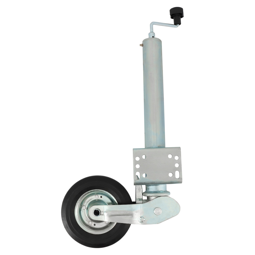 Roue Jockey - 500kg - Tube acier 60mm - Escamotable - Bride de fixation ...