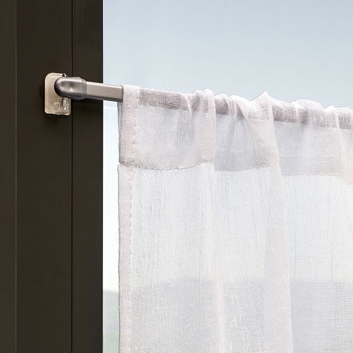 Barre a Rideaux Sans Percage, Barre de Vitrage Extensible pour Fenêtre ...