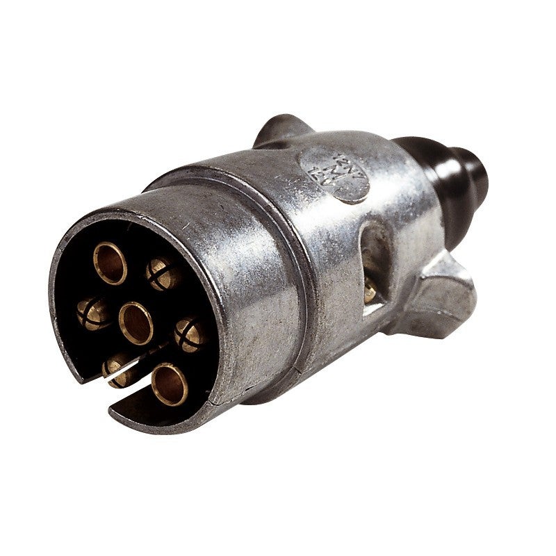 Prise 7 Plots Métal - Montée - Corps Aluminium - Broches Laiton | Leroy ...