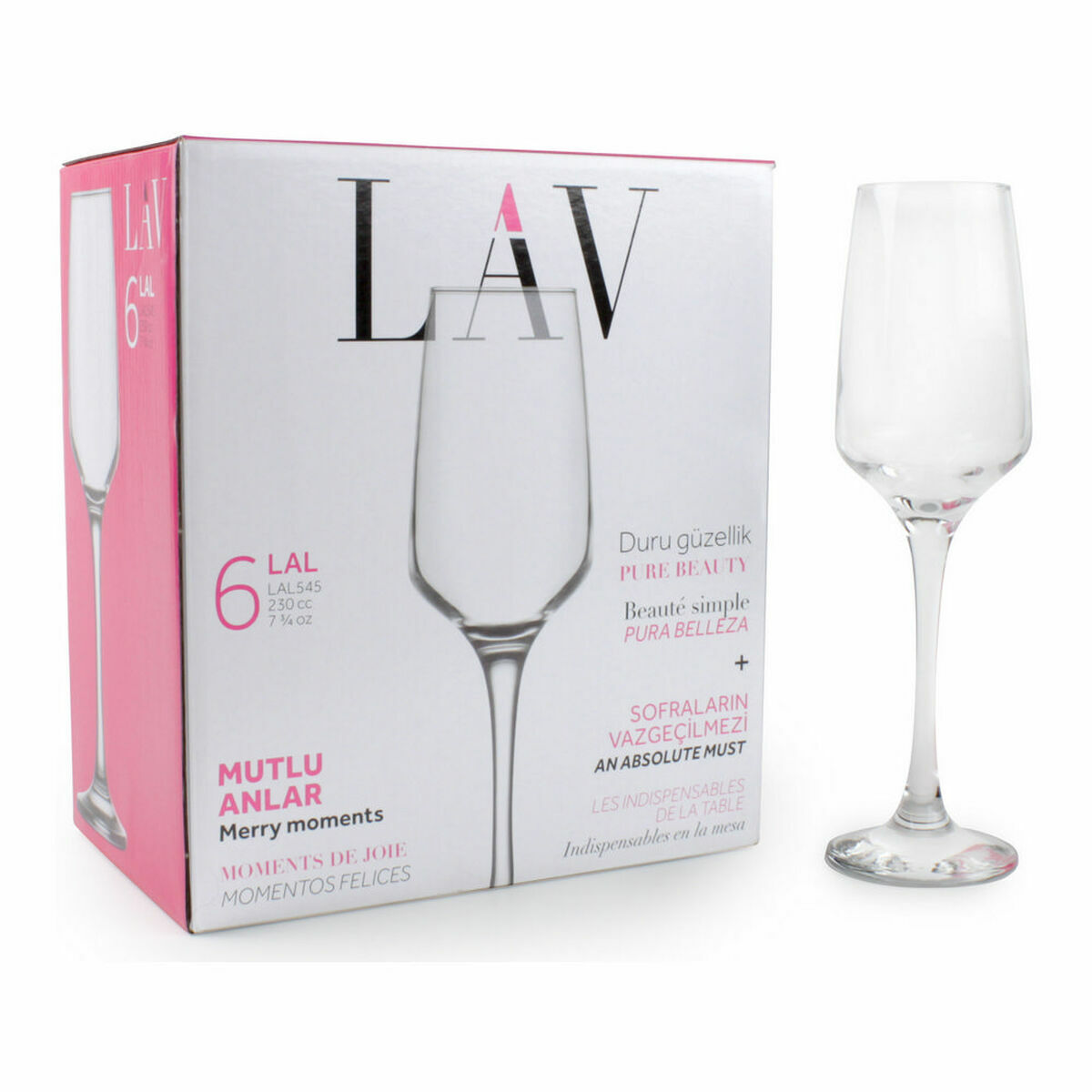 Set de Copas LAV LAL 230 cc (6 pcs) | Leroy Merlin