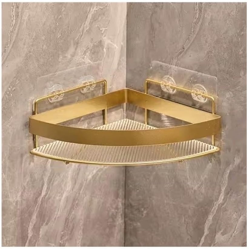 Floating Shelves Adhesive Shower Caddy, Wall Mounted Corner Shower ...