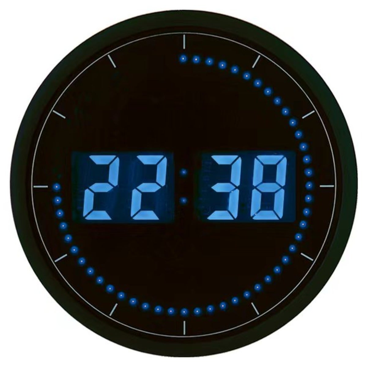 Horloge LED bleue - 30cm - Orium | Leroy Merlin