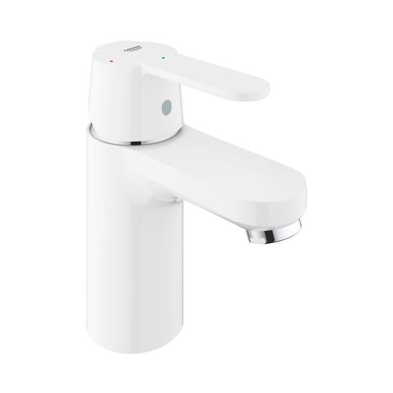 Grohe Get - Mitigeur de lavabo avec vidage Push-Open, blanc lunaire ...