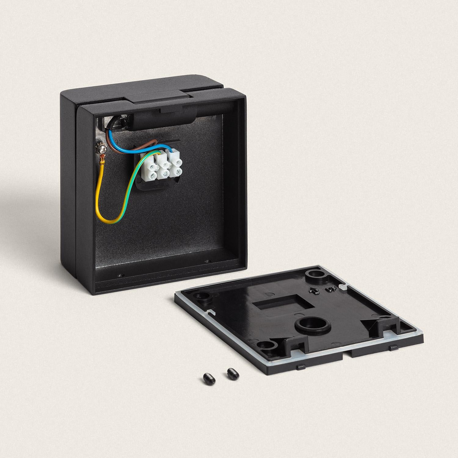 Aplique de Pared Exterior LED 6W Aluminio Mully, Negro, Aluminio, IP44 ...