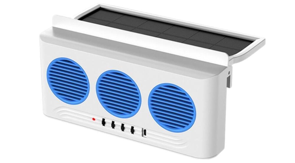 Ventilador solar para ventana | Ventilador para ventana de coche – para ...