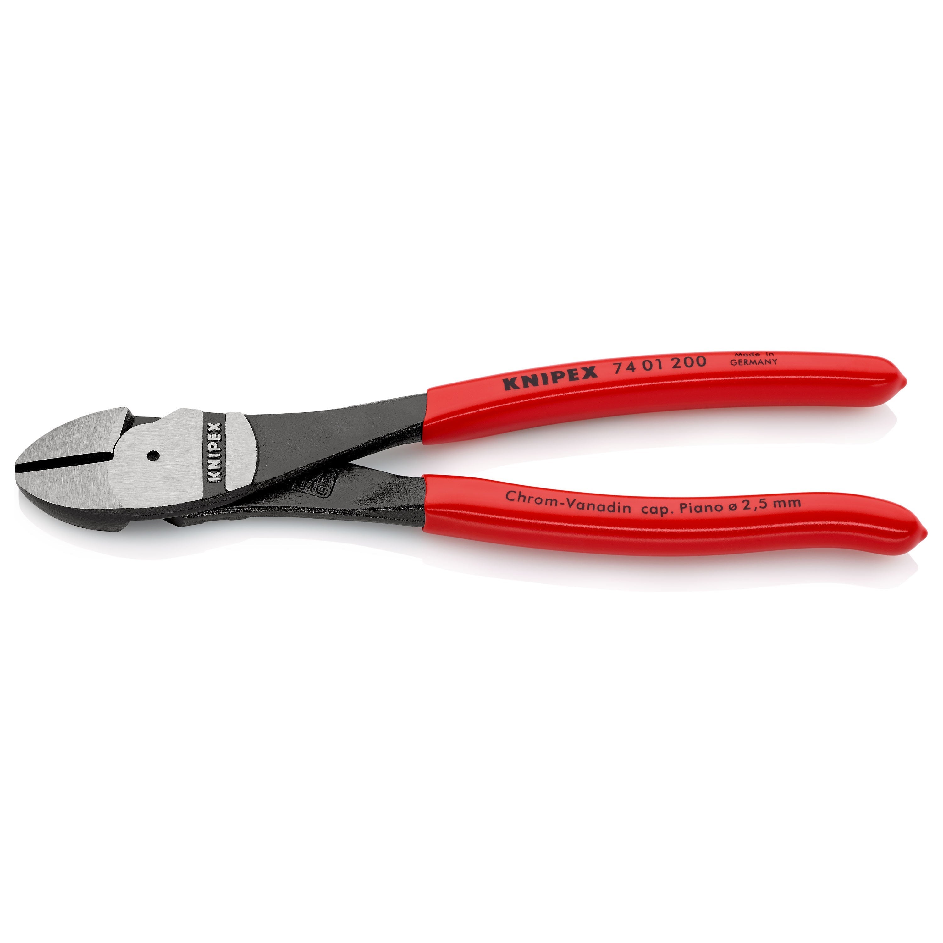 Knipex 74 01 200 - Alicate de corte diagonal de fuerza 200 mm con ...