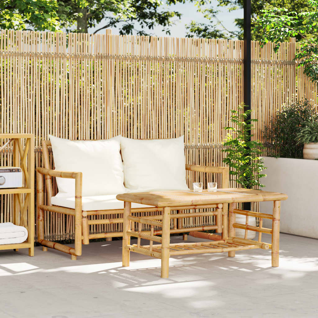 Salon De Jardin Bambou