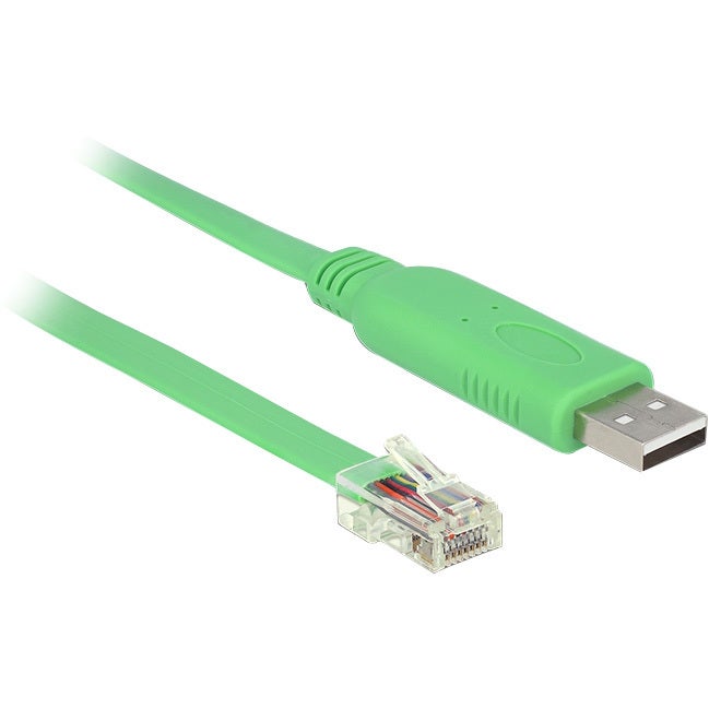 Adattatore seriale RS232 da USB-A (m) a RJ45 (m) / verde - 1,8 metri ...
