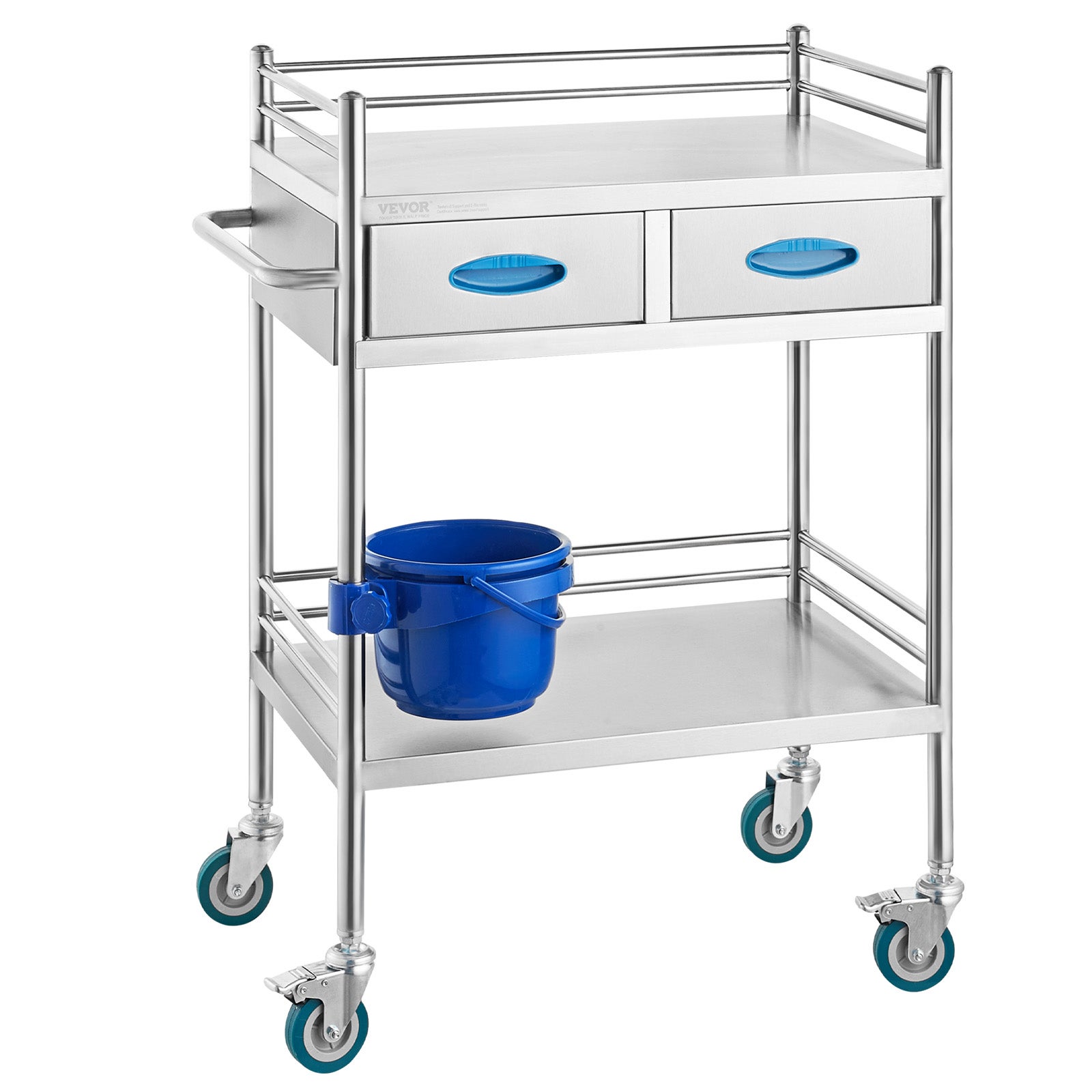 Chariot de Laboratoire en Acier Inoxydable,VEVOR Chariot Médical 2 ...