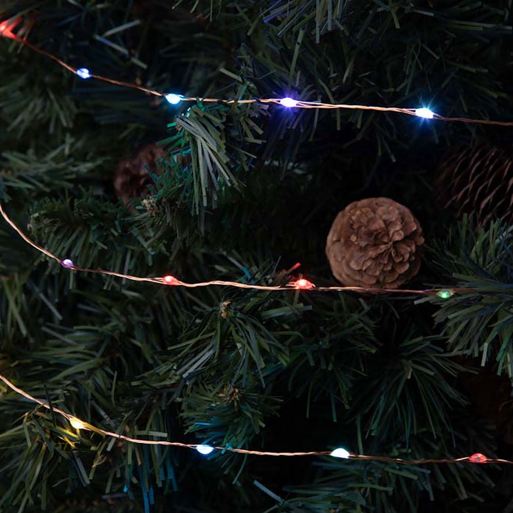 LUCES MICRO LED DE CADENA LINEAL SERIE 'M-MH' 400 LEDs RGB - 24 m. (24 ...