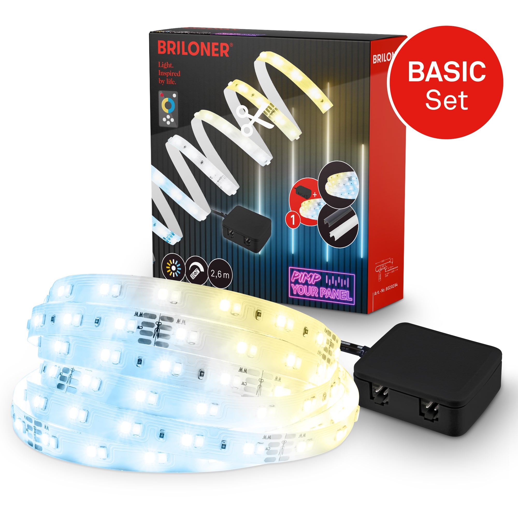 Briloner Pimp your Panel LED Strip, Set de base CCT, Pimp your Panel ...