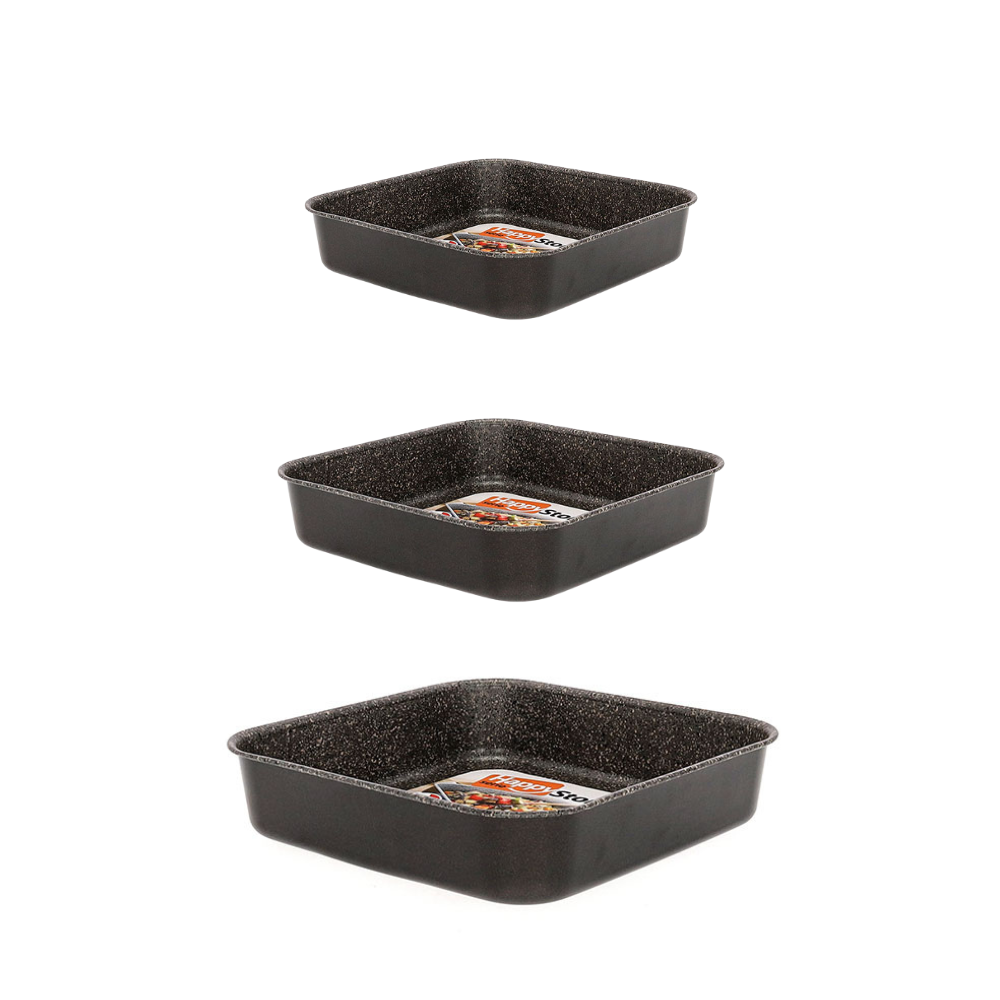 Mamù set de 4 bandejas de horno rectangulares bajas 30/35/40/40H4 cm ...