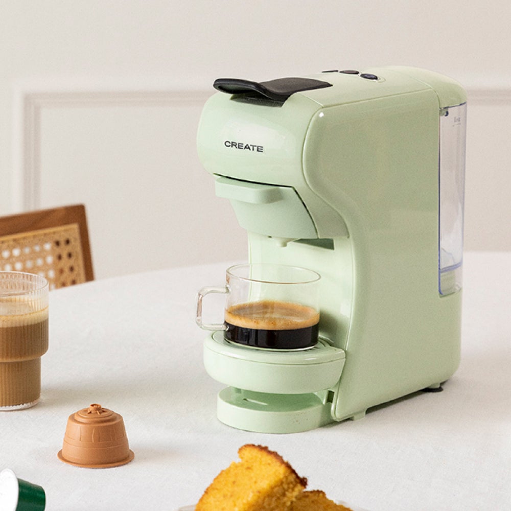 CREATE - POTTS - Cafetera multicápsula express y café molido | Leroy Merlin