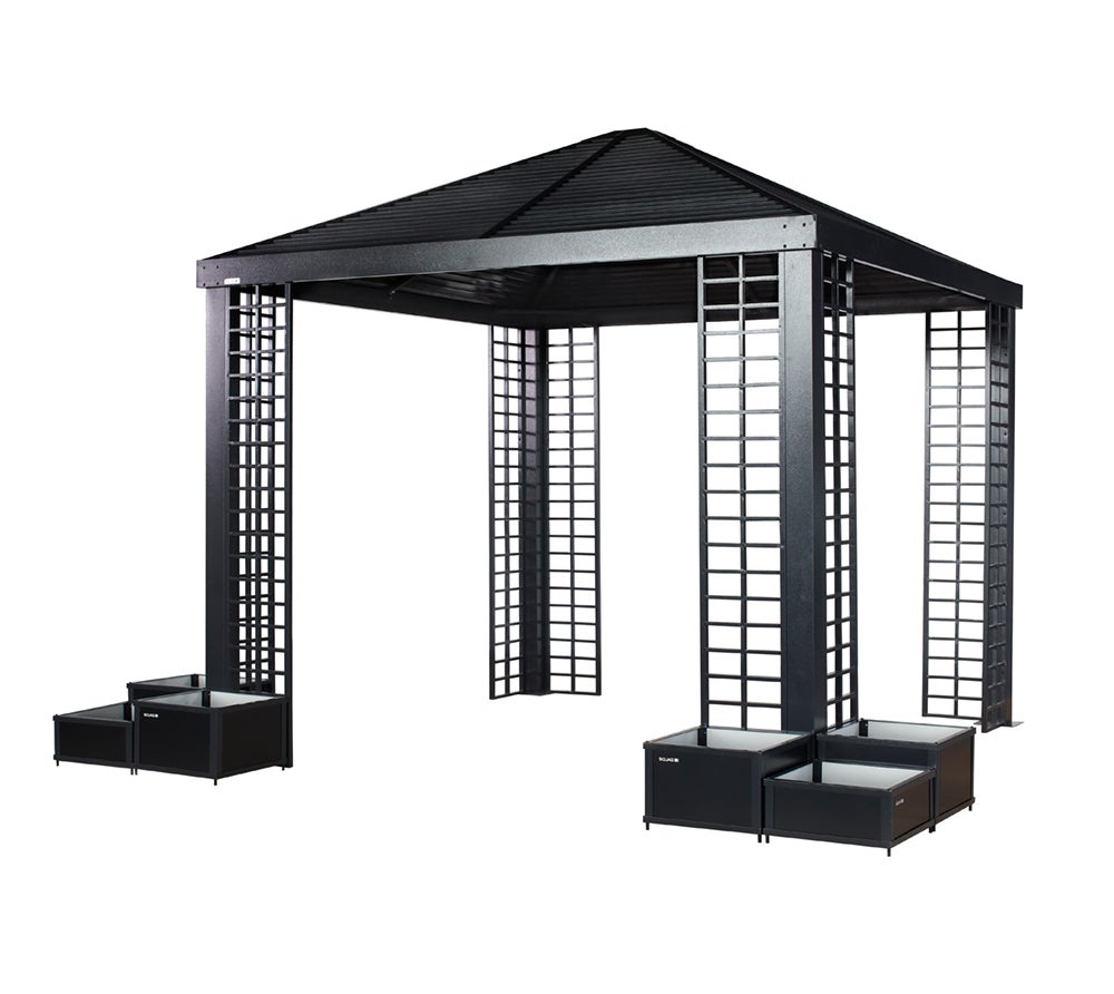 Sojag Alu Pavillon Havana 1010 | Pavillon Hardtop | Noir | 298x298x294 ...