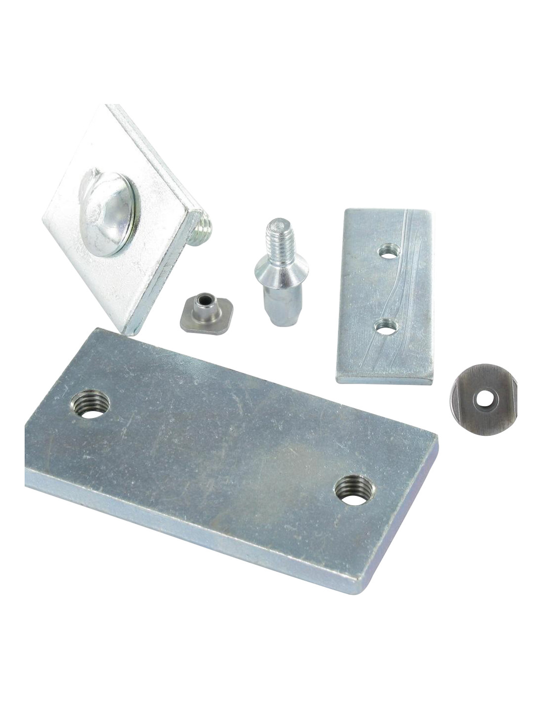 Vis PLAN Tête fraisée TF LARG 4ERGOT10X80 Acier zingué RAL7044-5 pièces ...