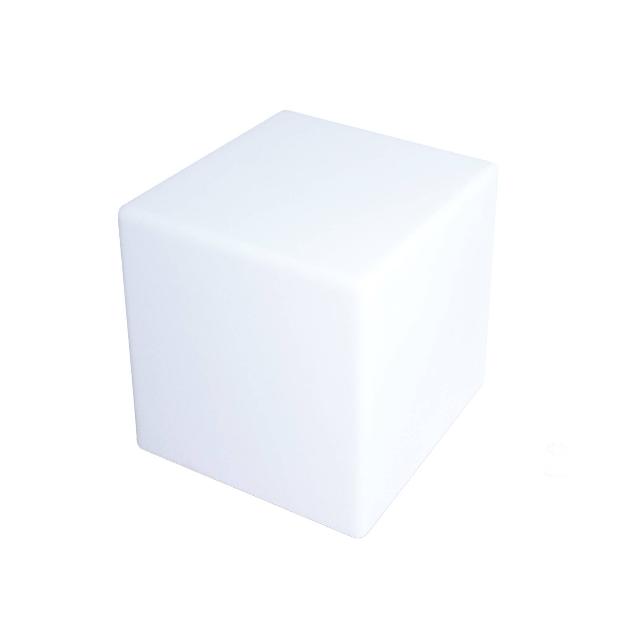 Cube LED 40cm – Cube décoratif lumineux. 40x40cm. blanc chaud. commande ...