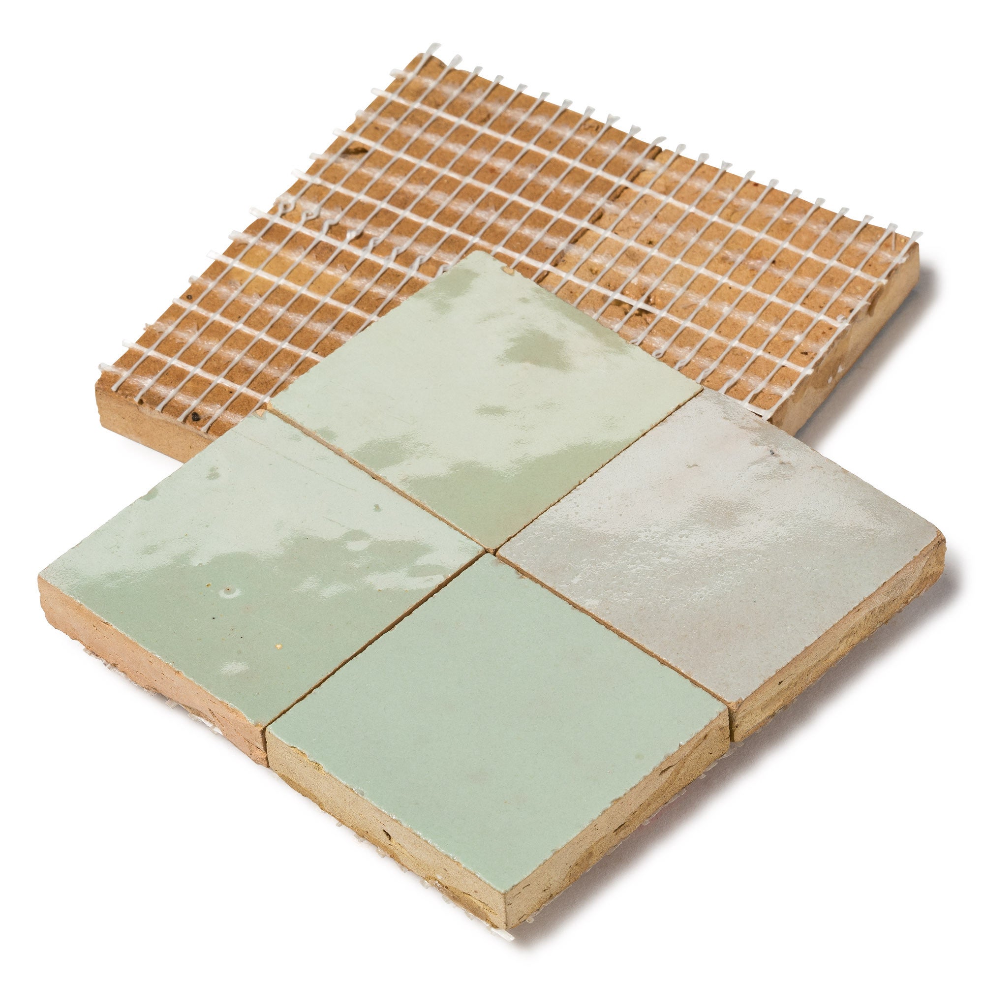 Echantillon couleur Zellige Vert Tilleul - RO'MA NATURE | Leroy Merlin