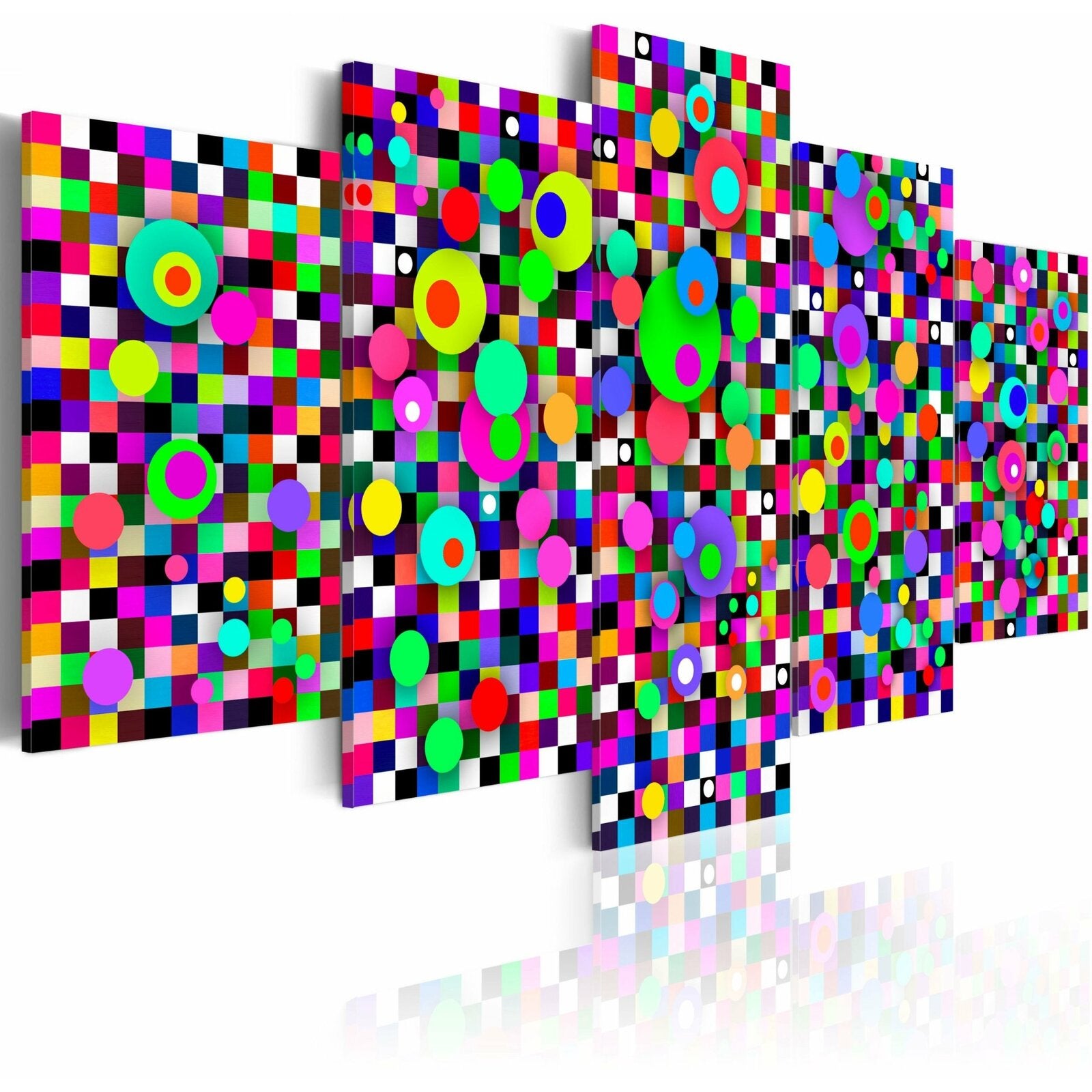 Tableau couleurs, couleurs, couleurs - 100 x 50 cm | Leroy Merlin