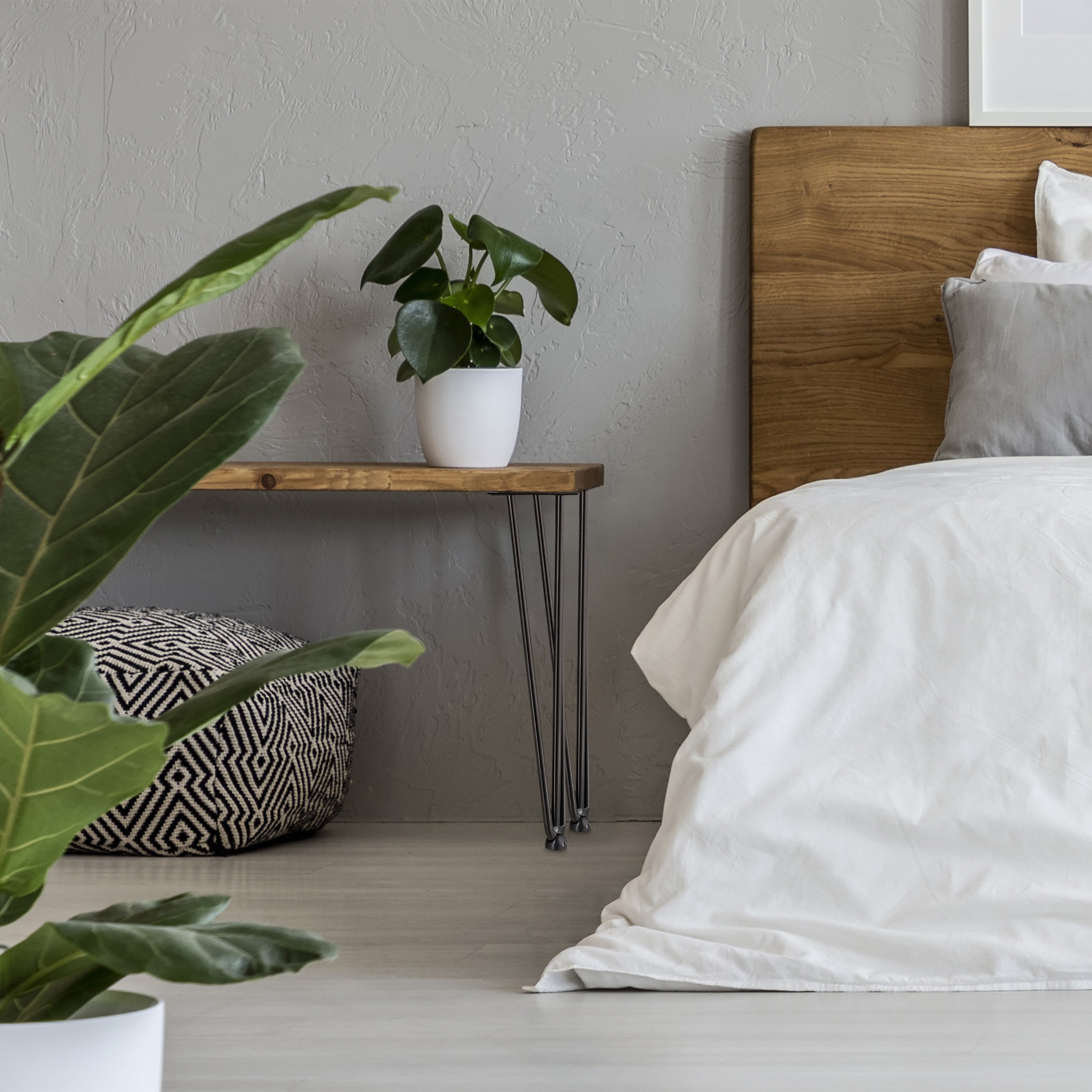 Pack 4 Patas Horquilla para Mesas, Muebles, Hairpin Legs, 3 Barras ...