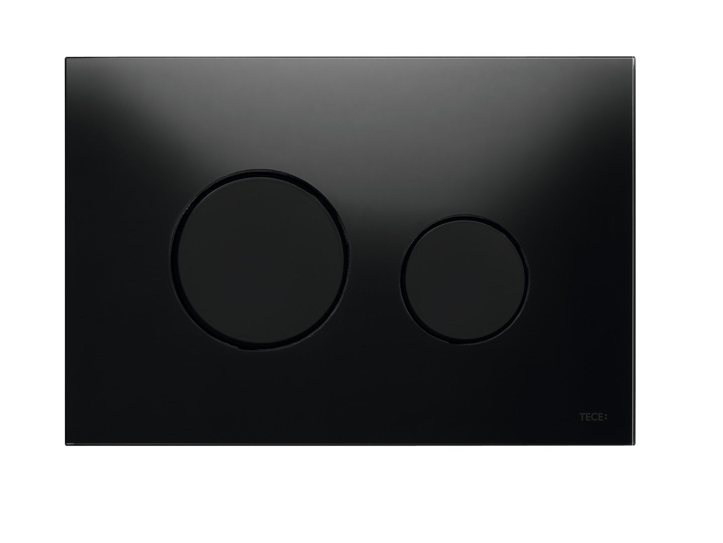 Plaque d'actionnement TECE WC Verre TECEloop pour la technologie à double quantité, Farbe: verre ...