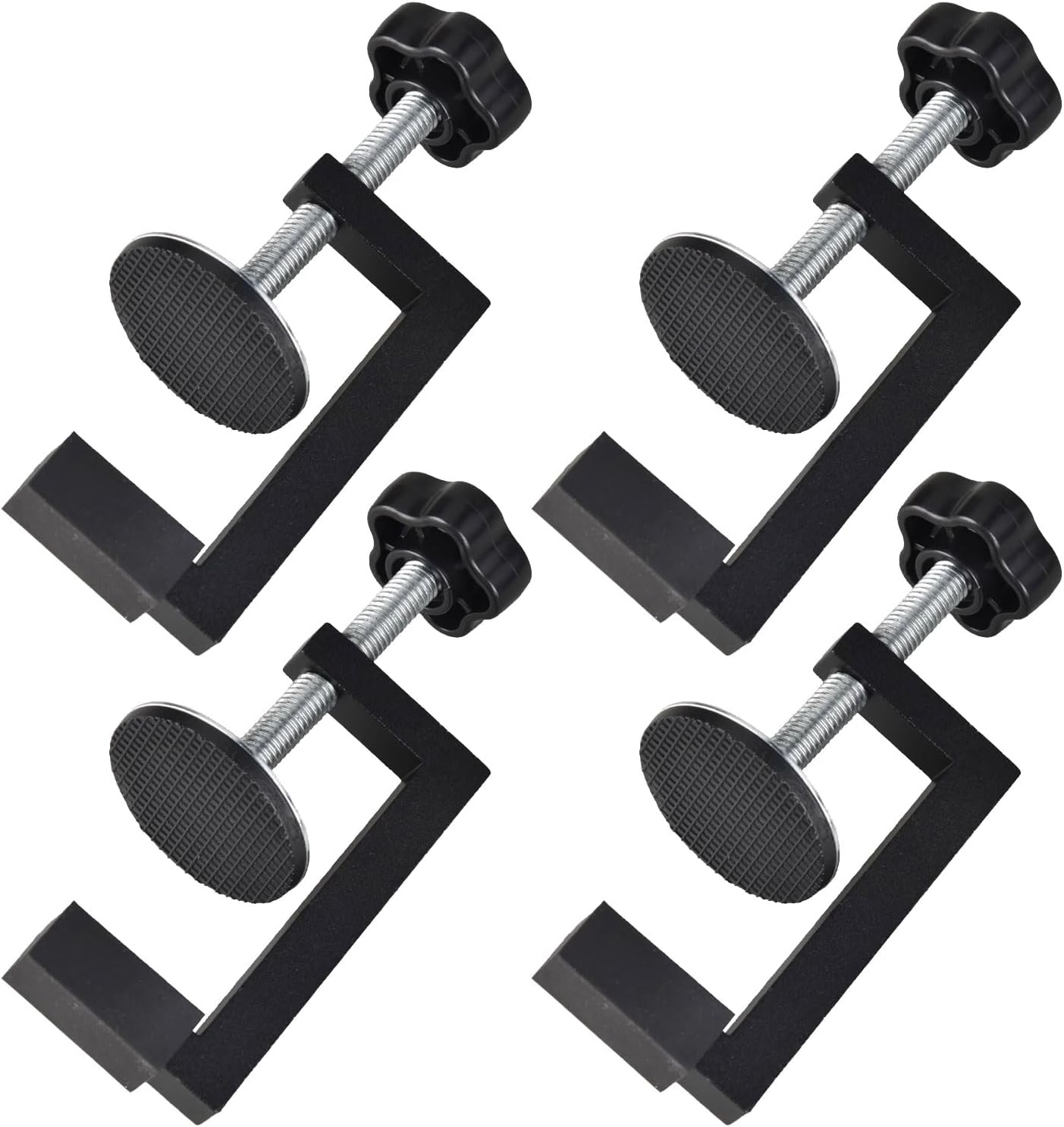4 Pièces noir 10-57 mm Serre Joint a Vis, Robustes et Faciles à ...