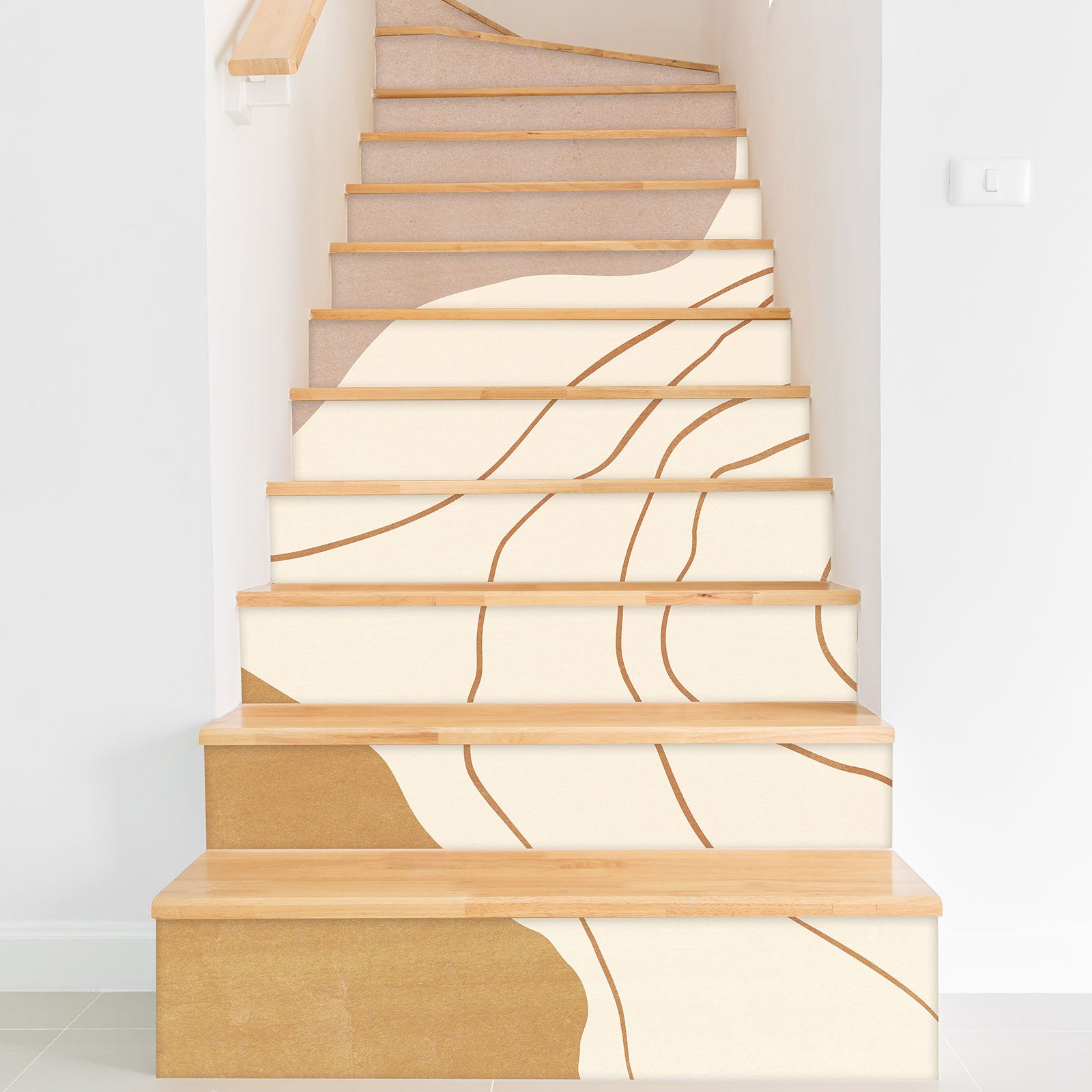 Stickers contremarches escalier - Boho 3617681231646 - Adhésif ...