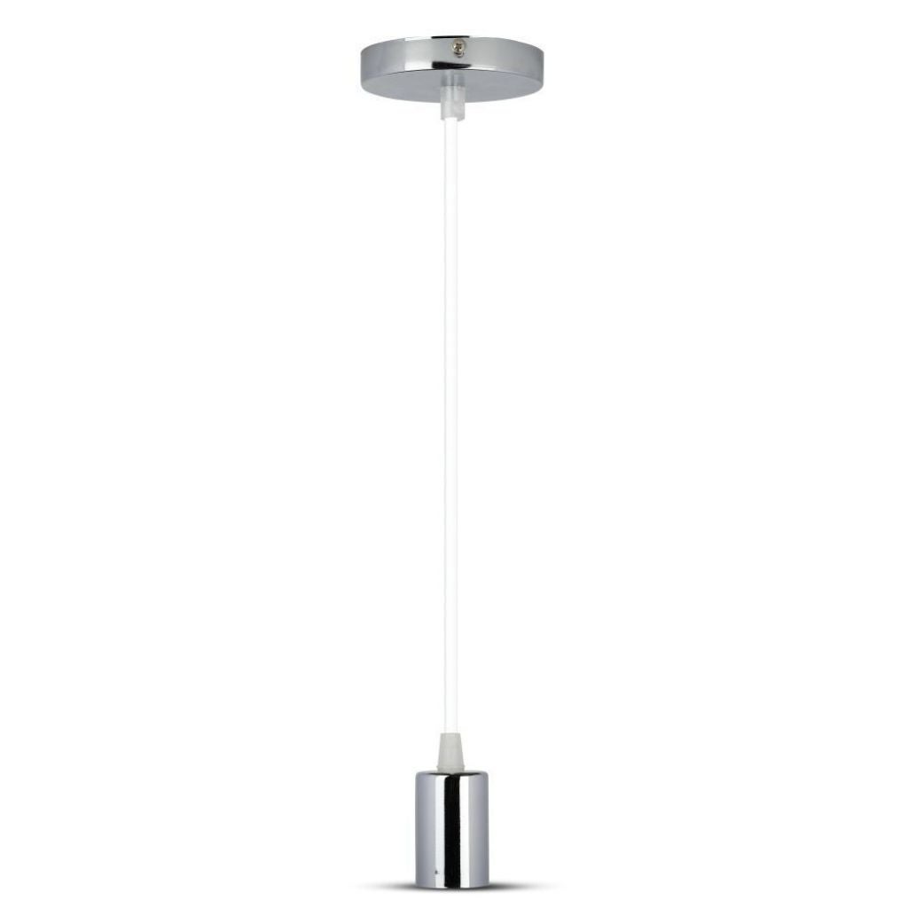 Lampadario LED a Cilindro in Metallo con Portalampada E27 (Max 60W ...