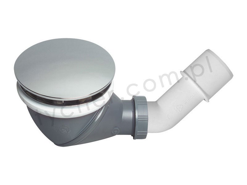 Siphon de douche diamètre 90 mm avec capot chromé « james » | Leroy Merlin