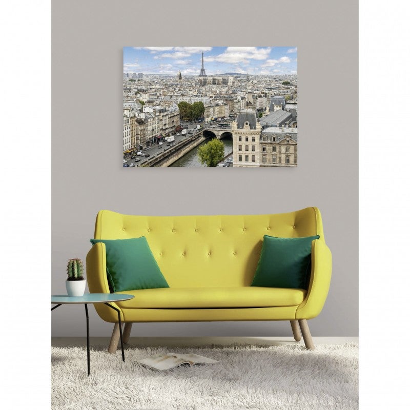 Tableau toile XXL en kit Printemps A Paris 130 x 90 cm - Toile textile ...