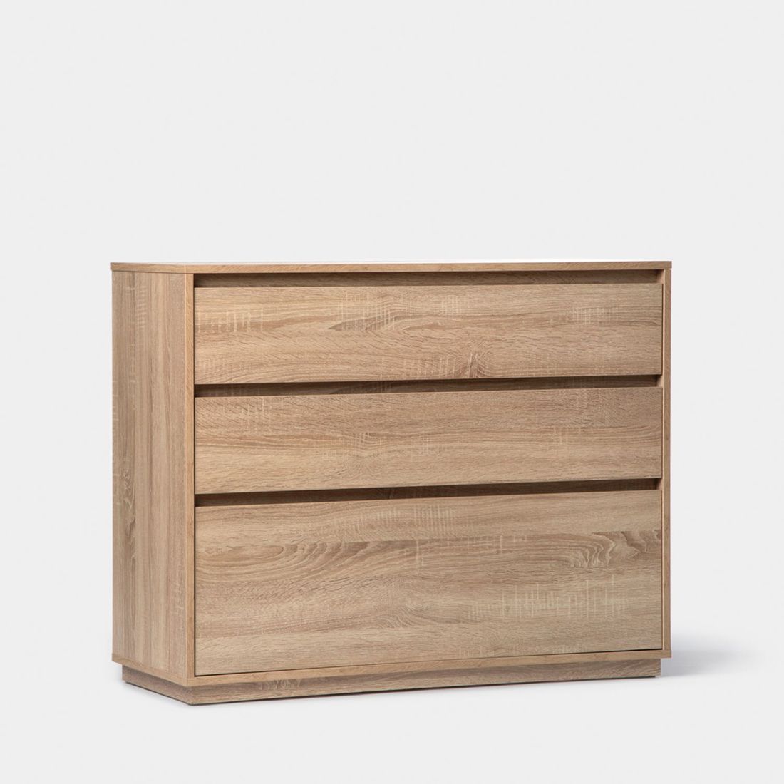 Commode à 3 tiroirs en bois couleur naturelle Oslo | Leroy Merlin