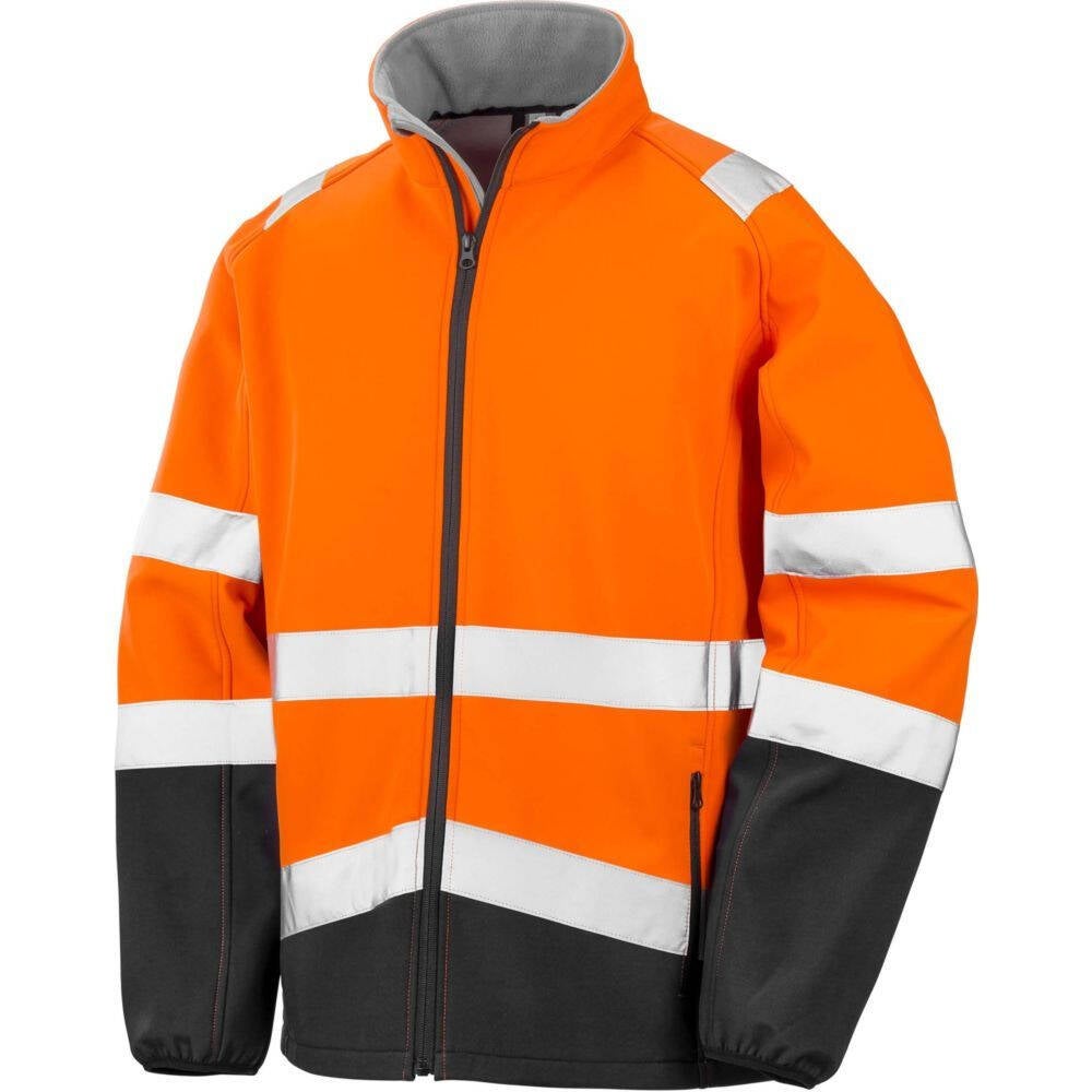 Veste haute visibilité Softshell Result HIGH VIZ Orange Fluo 3XL ...