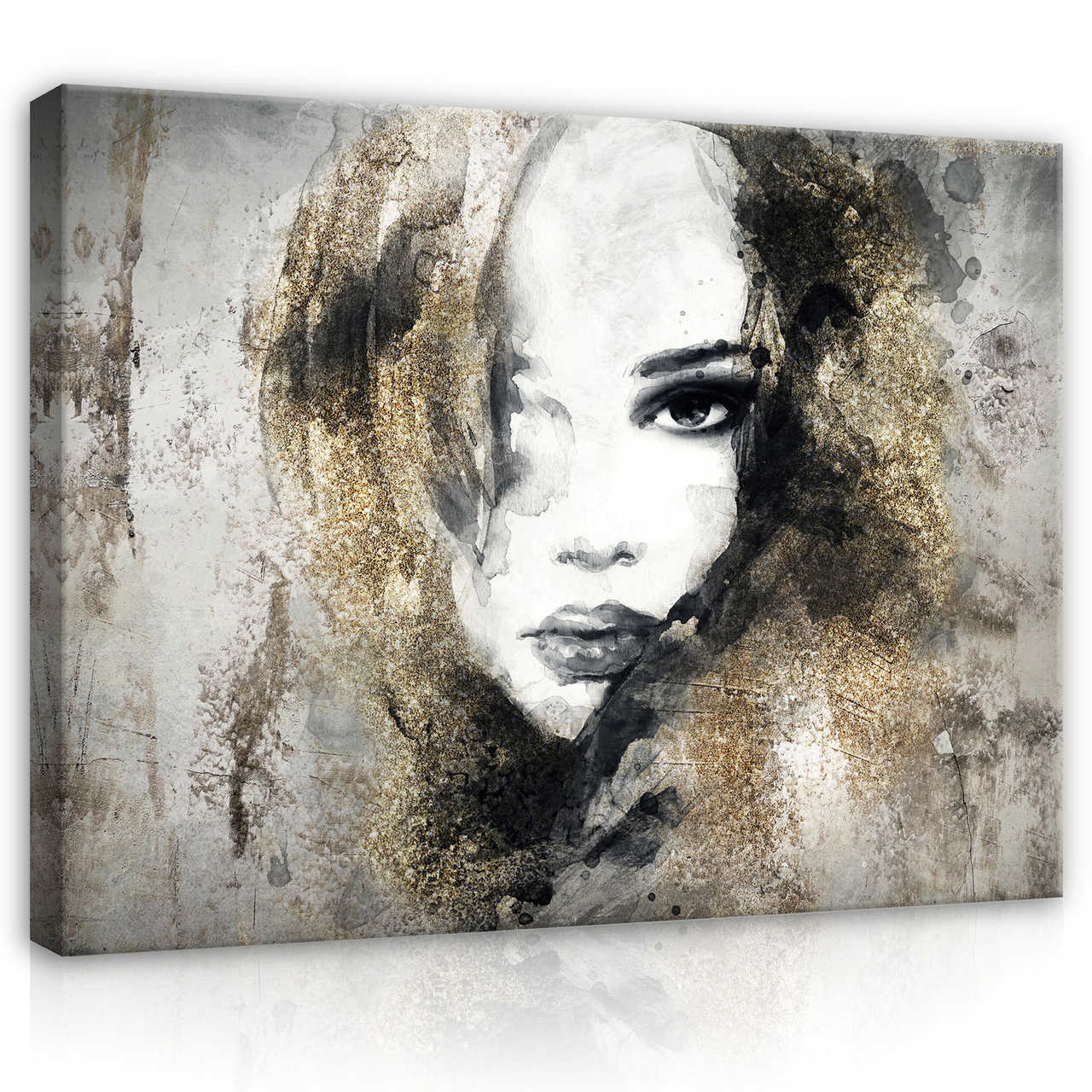 Cuadro en Lienzo Mujer Arte modernas 120x80 cm XXL Impresión en lienzo ...