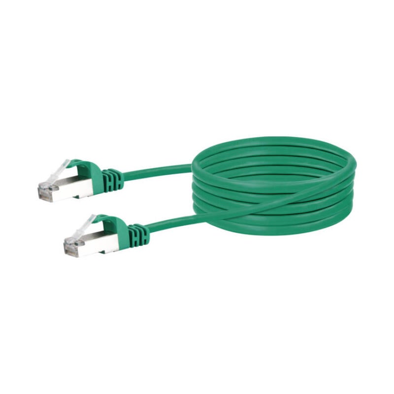Schwaiger ckb6025 059 c ble r seau 2,5 m cat6 sf/utp (s-ftp) vert | Leroy Merlin