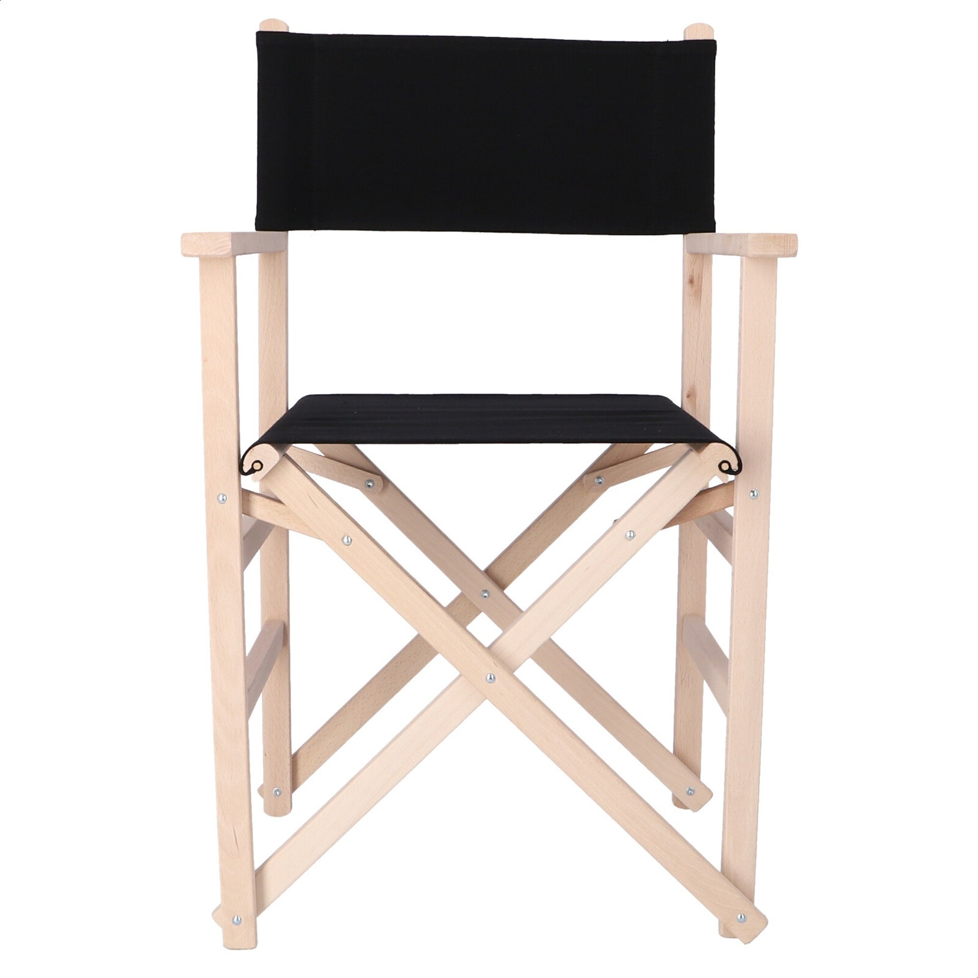 WELLHOME Silla de director de madera de haya 51,5x46x86 cm | Leroy Merlin