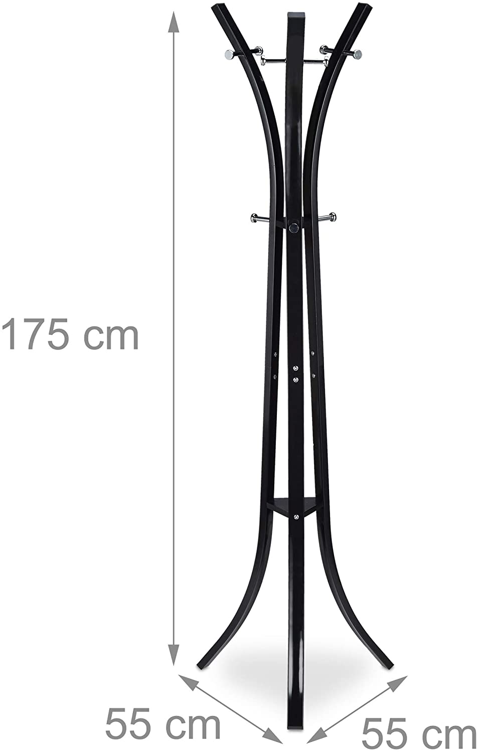 Porte métal sur pied support pour manteaux vestes entrée couloir 175 cm ...