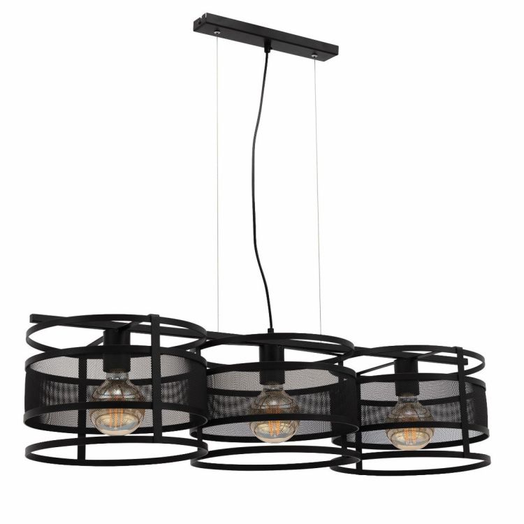 Lampa wisząca GORMAR czarna - Leroy Merlin