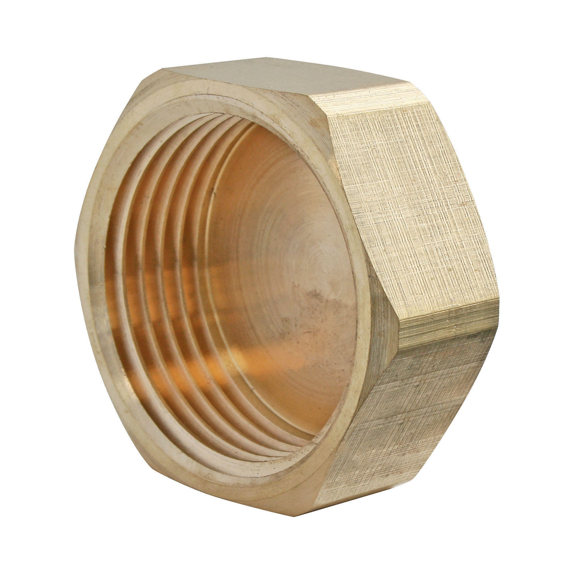 Bouchon laiton brut - Femelle 15/21 - Sachet de 2 pièces | Leroy Merlin