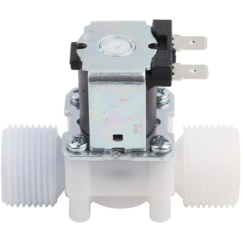 Electrovanne 12 V DC Plastique 3/4 '' DN20 Normalement Fermée N/C ...
