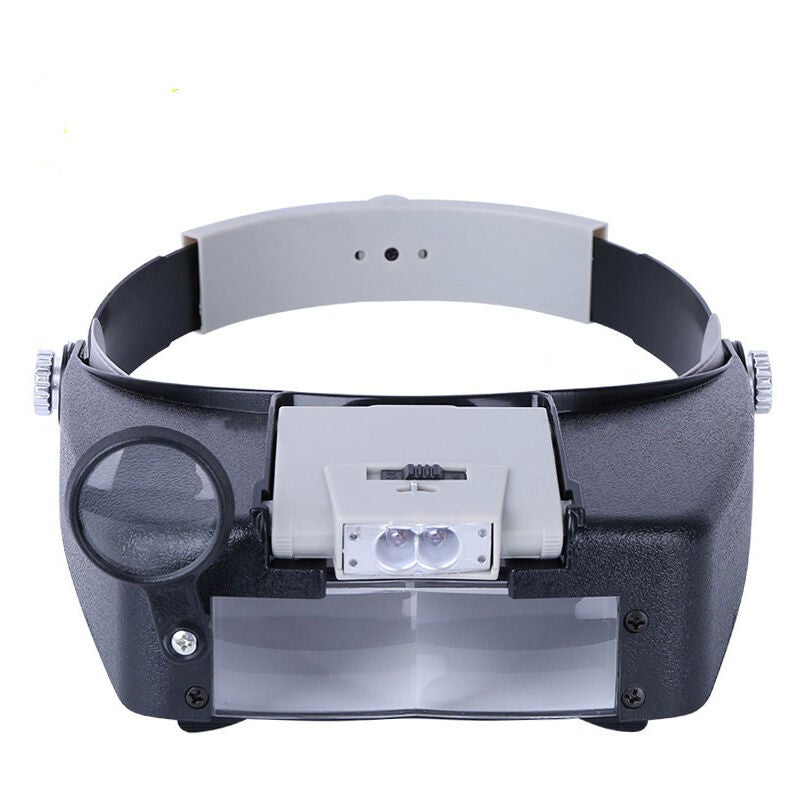 Bandeau Loupe Horloger Mains Libres Loupe con Luz Casco Loupe ...