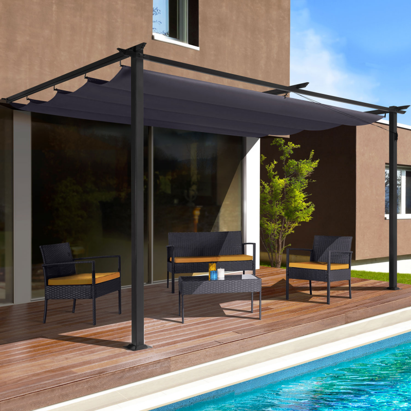 Pergola Toile Retractable Leroy Merlin