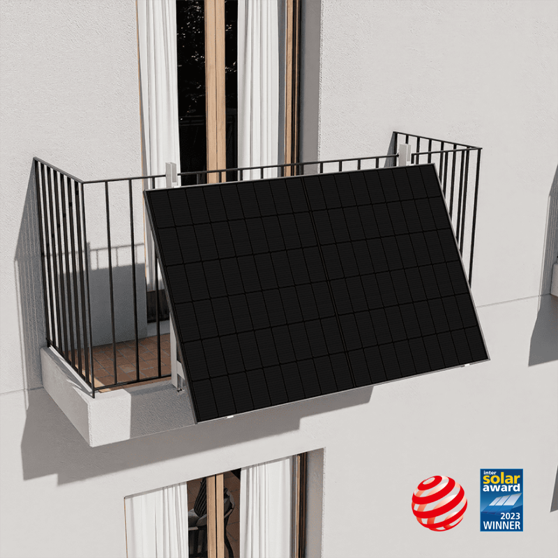 Kit Solar Enchufable Robinsun Performance Wall 455 Wp, 1 panel Aiko 455 Wp + Microinversor 800W ...