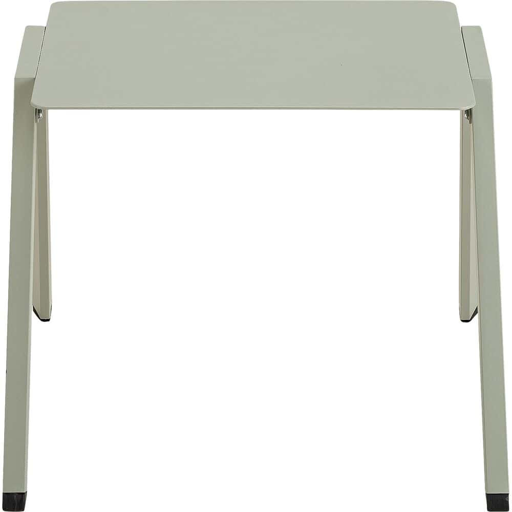 Table d'appoint de jardin Métal Vert olivier EROS ALINEA - L49,5 x ...