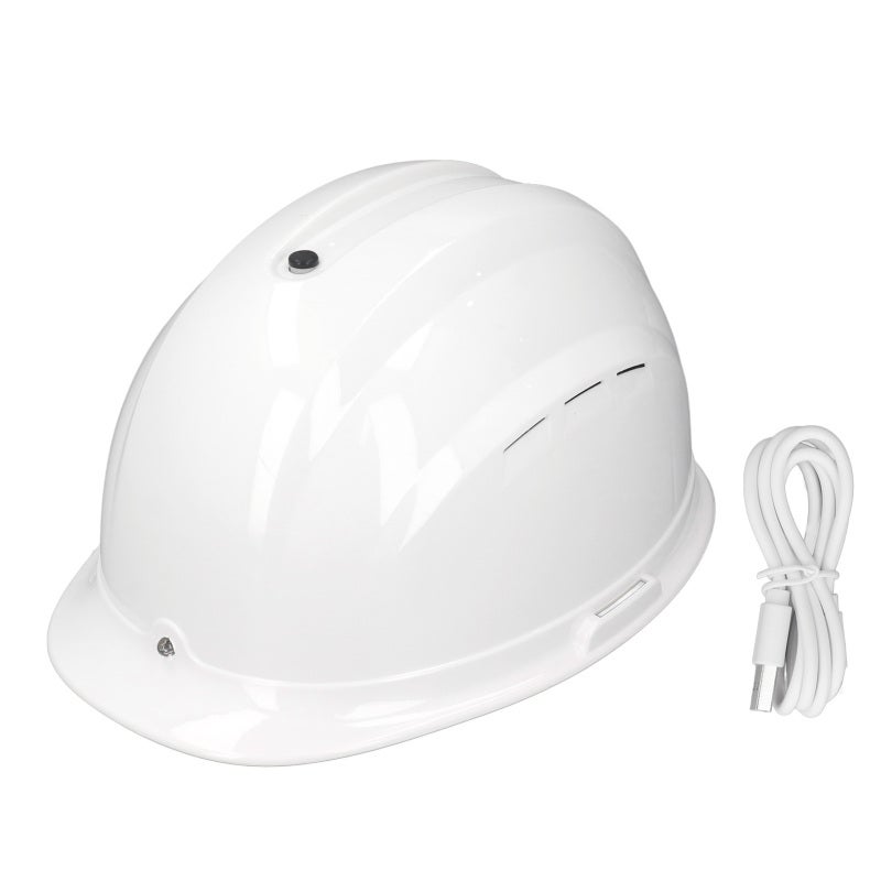 Casque chantier double ventilation léger respirant, haute résistance ...
