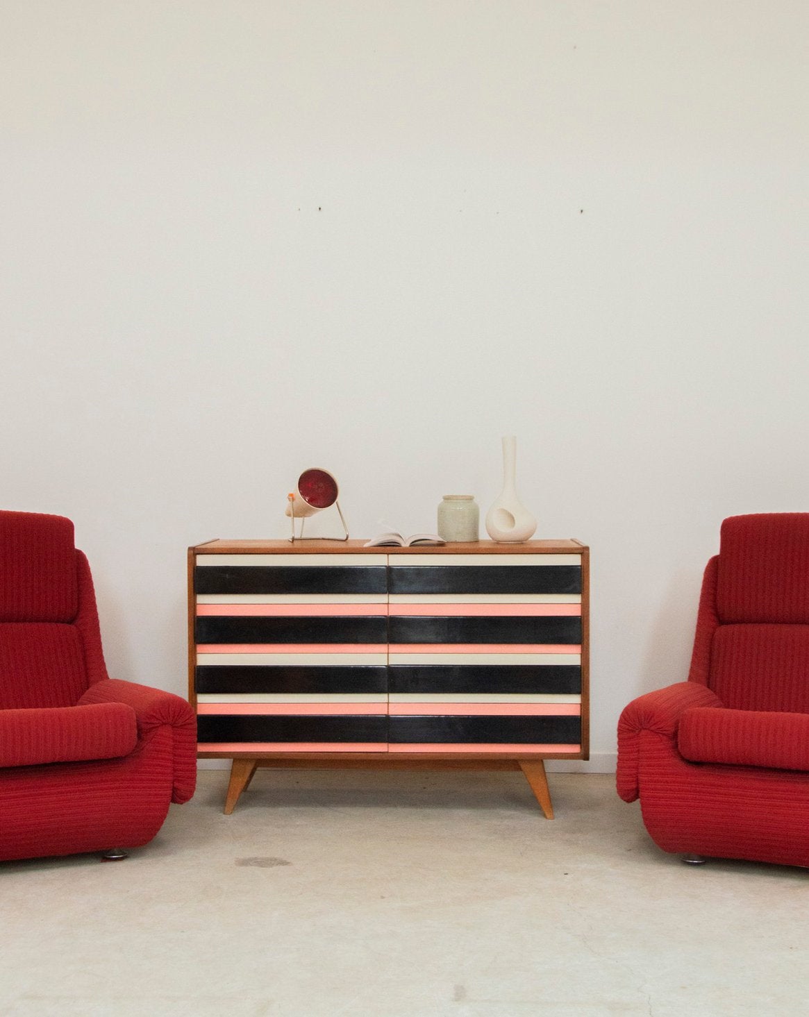 Commode colorée en bois Olga N°352 - Bon état | Leroy Merlin