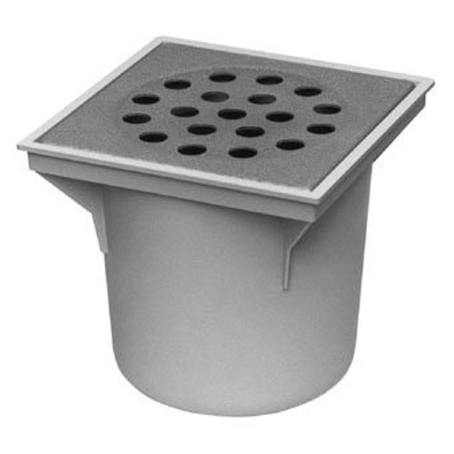 Van den berg Abs siphon de sol avec seau 20x20cm grille en acier ...